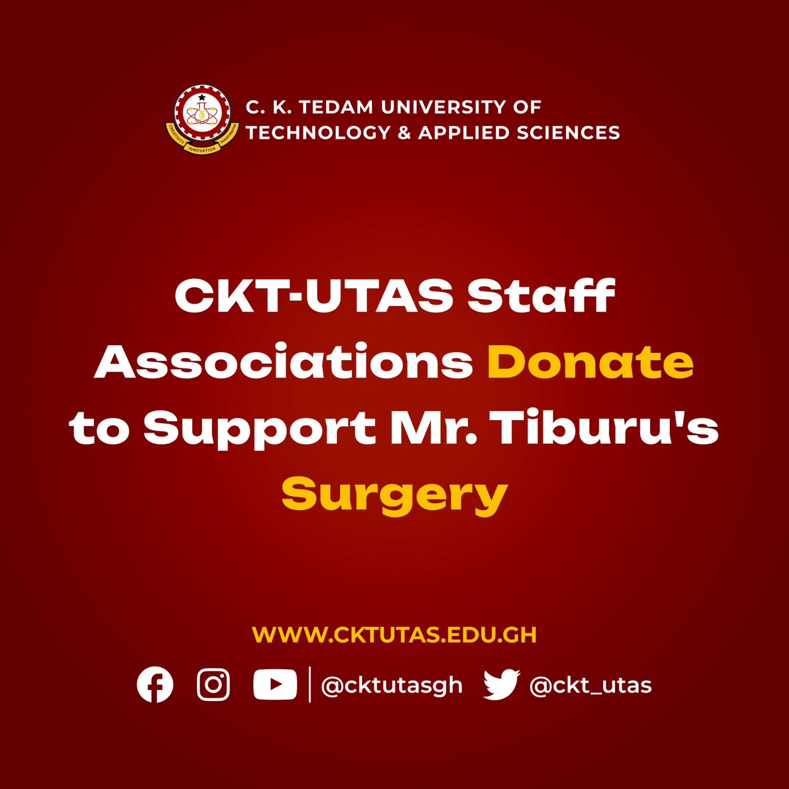 C. K. TEDAM UNIVERSITY OF TECHNOLOGY & APPLIED SCIENCES - CKT-UTAS