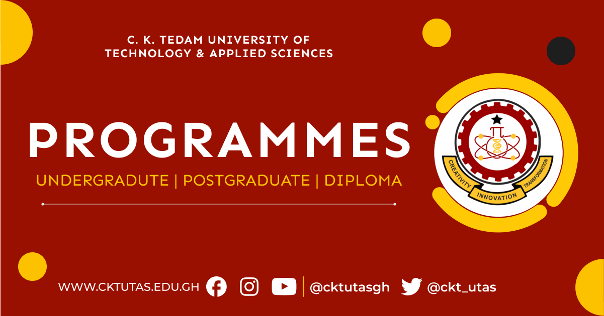 Undergraduate, Postgraduate And Diploma Programmes - CKT-UTAS